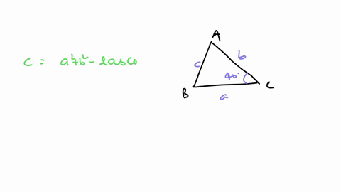 SOLVED:A triangle has sides a=2 and b=3 and angle C=40^∘ . Find the ...