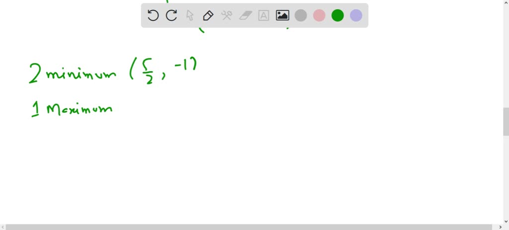 SOLVED:a) find the coordinates of any stationary points for the graph ...