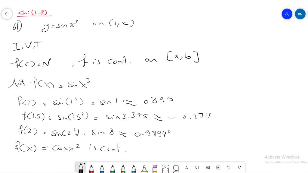 SOLVED:61-62 Prove, without graphing, that the graph of the function has at least two x ...