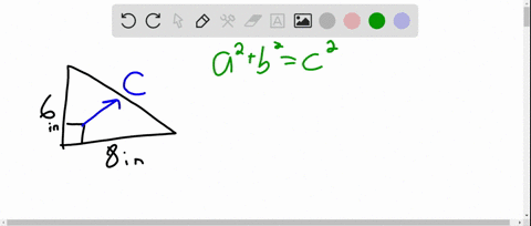 SOLVED:Find the perimeter of a right triangle with legs that measure 6 ...