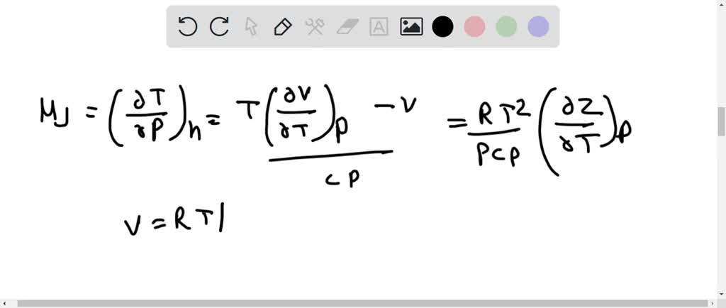 SOLVED:Find the Joule-Thomson coefficient for an ideal gas from the ...