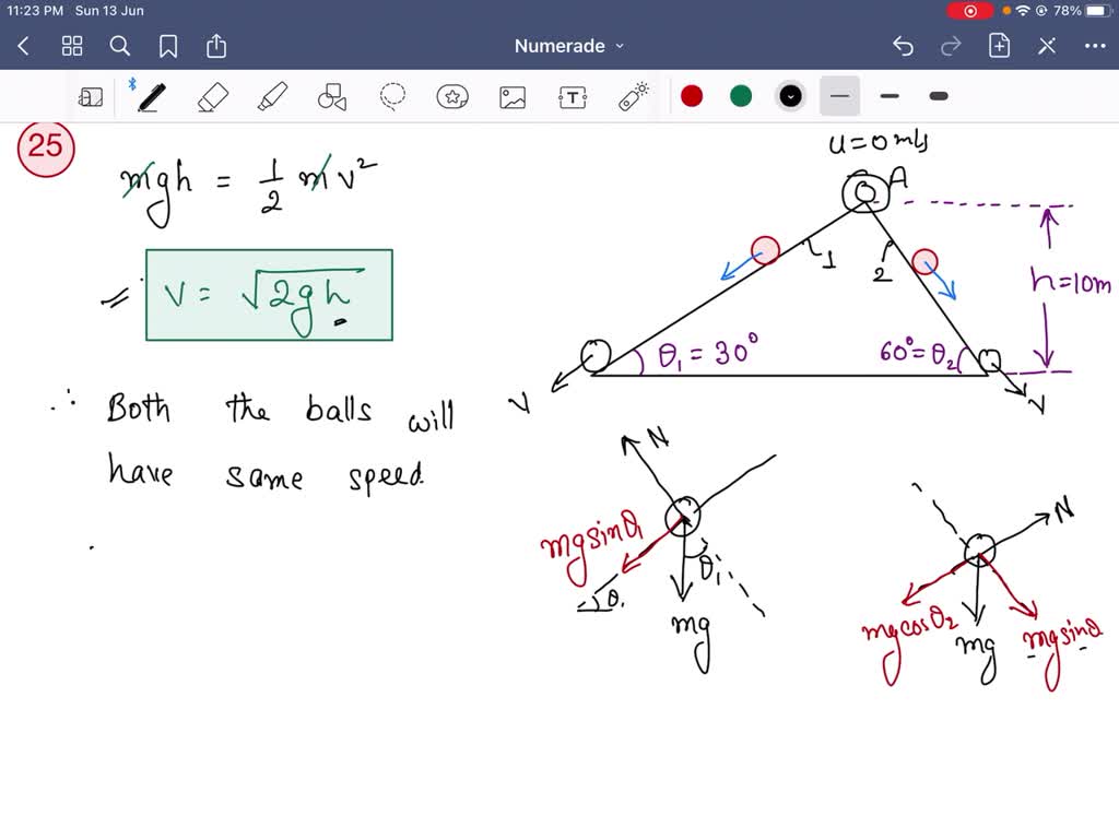 ⏩SOLVED:Two inclined frictionless tracks, one gradual and the other ...