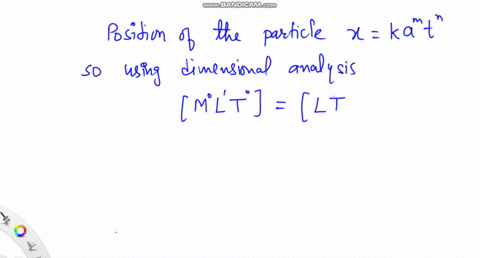 ⏩SOLVED:The position of a particle moving under uniform acceleration… | Numerade