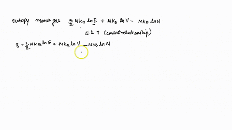 SOLVED:Starting with the fundamental equation in the entropy ...
