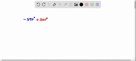 SOLVED:Determine the angle of the smallest possible positive measure ...