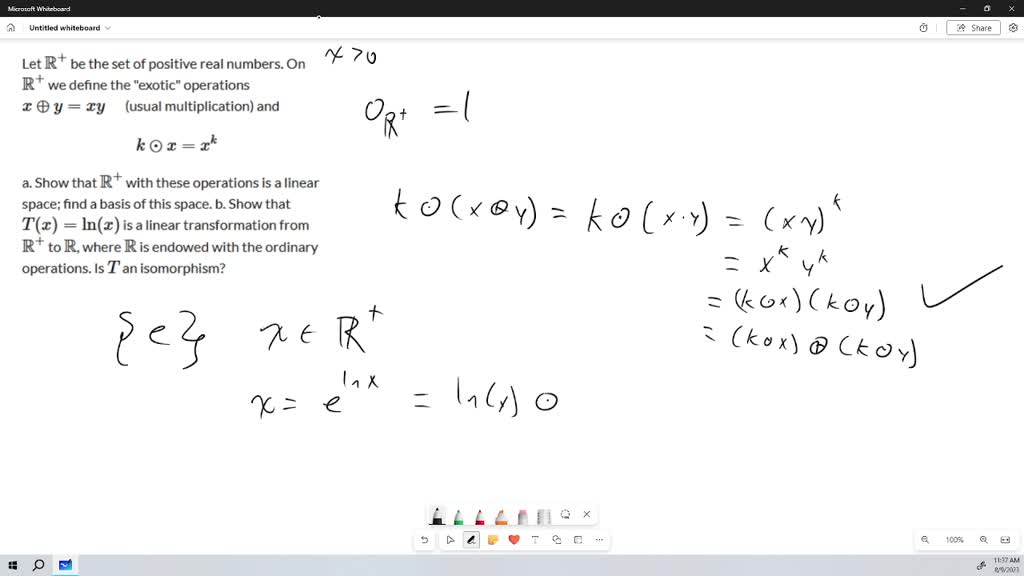 ⏩solved Let ℝ Be The Set Of Positive Real Numbers On ℝ We… Numerade