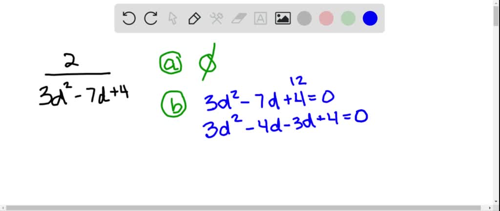 SOLVED:Determine the value(s) of the variable for which a) the ...