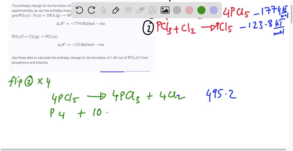 SOLVED:You wish to know the enthalpy change for the formation of liquid ...