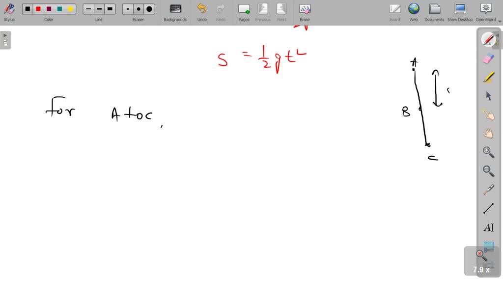 Solved Two Identical Objects A And B Fall From Rest From Different Heights If B Takes Twice As