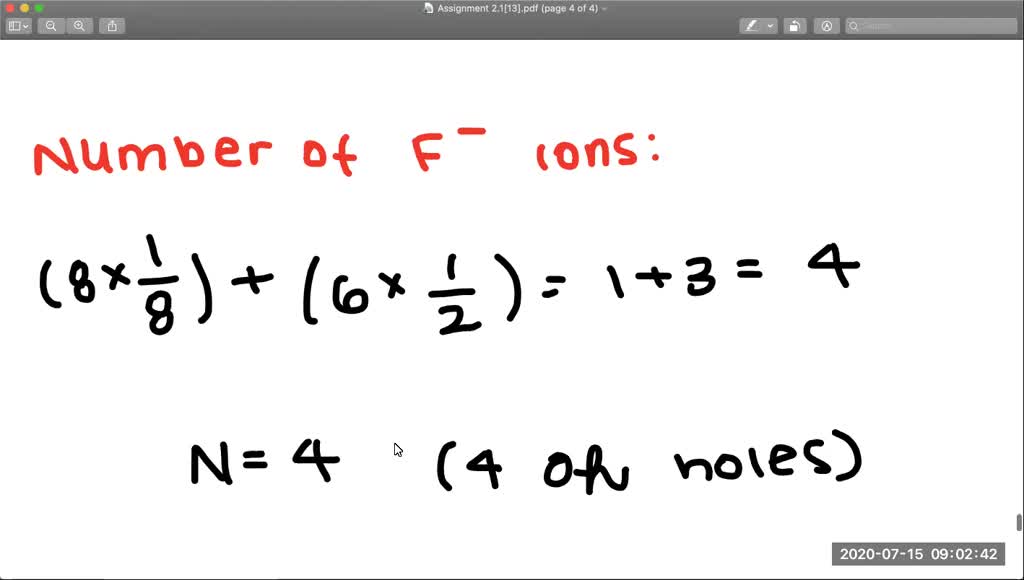 SOLVED:Cobalt fluoride crystallizes in a closest packed array of ...