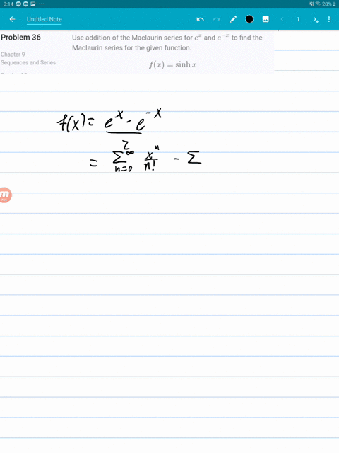 SOLVED:Use the Maclaurin series for tan x and the result of exercise 59 ...