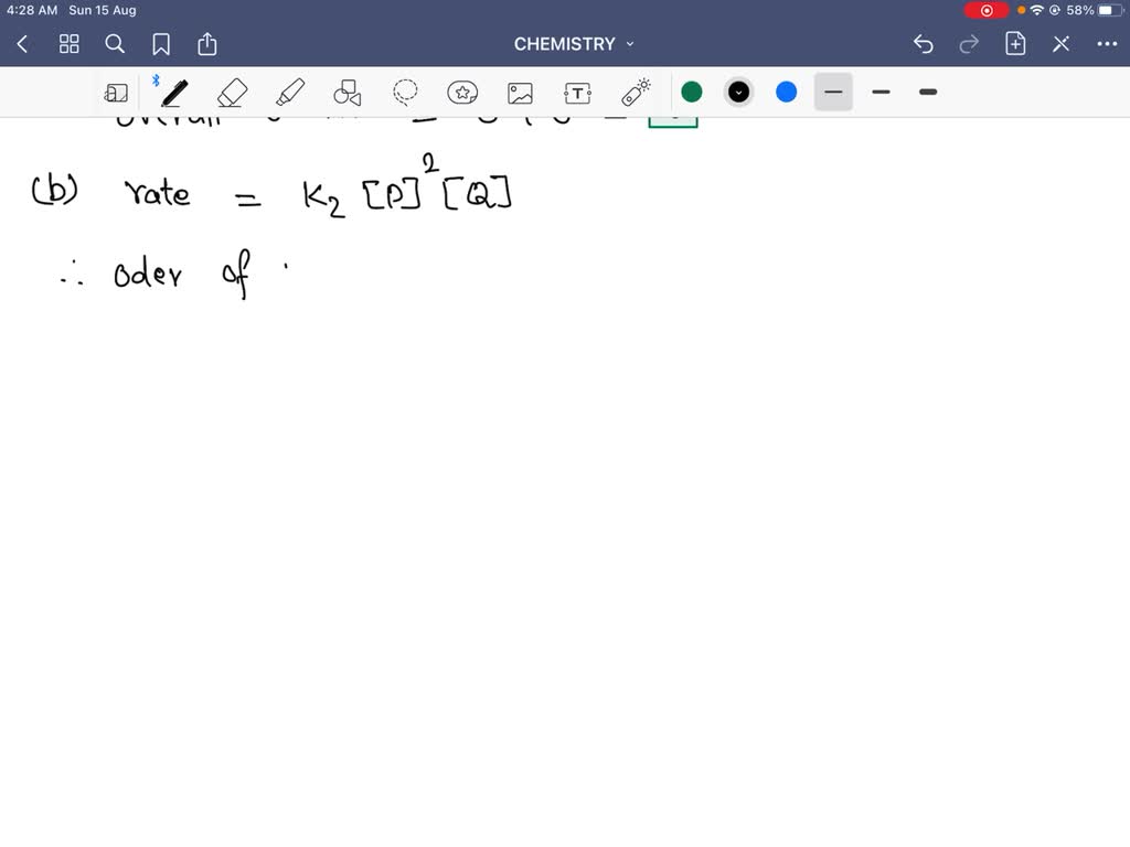 SOLVED:A reaction has two reactants Q and P. What is the order with respect to each reactant and ...