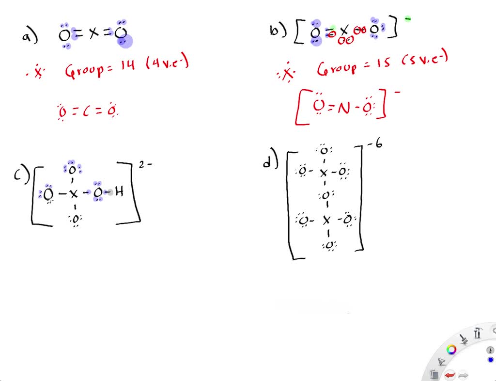 SOLVED:Identify the main group that the element X belongs to in each of ...