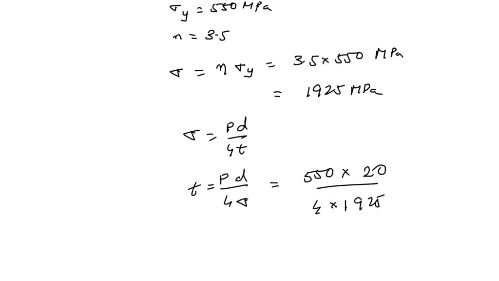 SOLVED: A spherical pressure vessel of 1.2-m outer diameter is to be ...