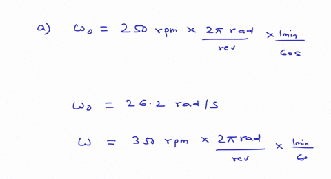 The blades of a fan running at low speed turn at 250 rpm. When the fan ...