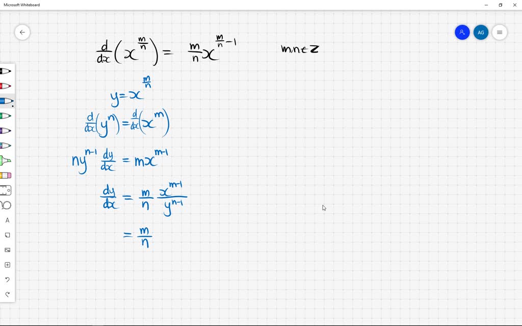 ⏩SOLVED:Use implicit differentiation and the power rule for integer ...