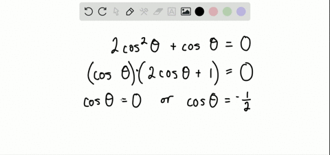 SOLVED:Determine all solutions of the given equations. Express your ...