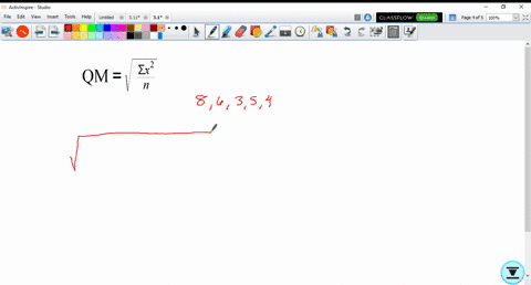 SOLVED:The geometric mean (GM) is defined as the nth root of the ...