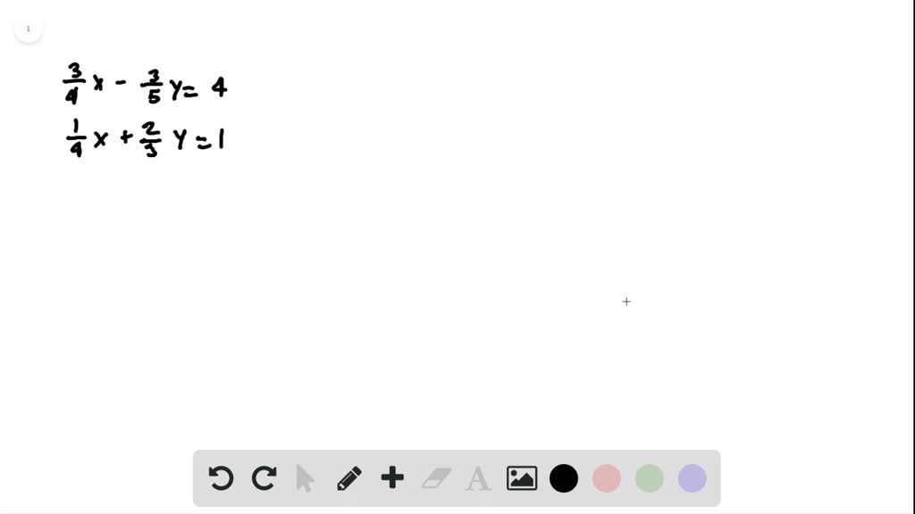 SOLVED For The Following Exercises Solve The System By Gaussian 