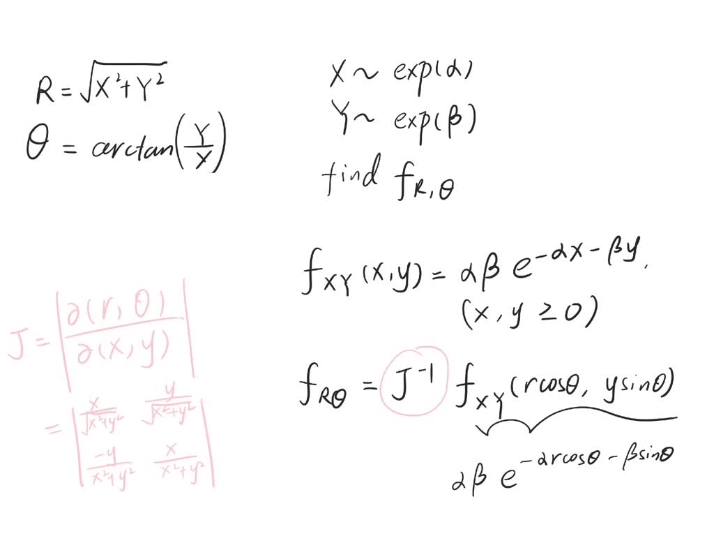 SOLVED: If X and Y are independent exponential random variables, find ...