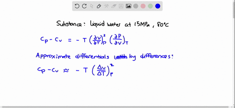 SOLVED:What is the specific volume of water at 5 \mathrm{MPa} and 100^{\circ} \mathrm{C} ? What ...