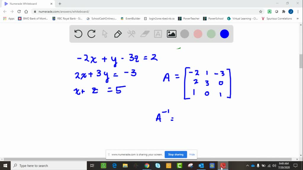 ⏩SOLVED:Use matrix inversion to solve each system of equations. Note… | Numerade