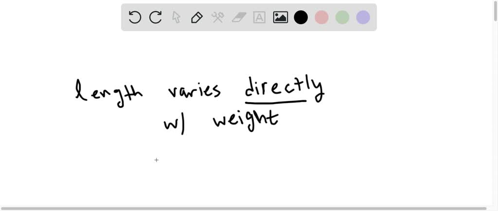 Write the variation equation for each statement. length of a spring ...