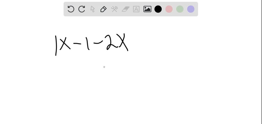 Simplify. 1 x-1-2 x | Numerade
