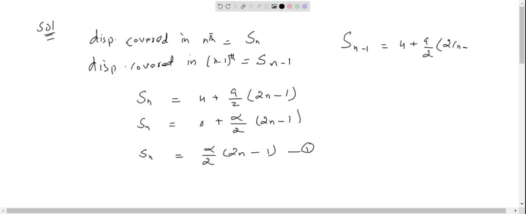 The angular displacement by a rotating body in the nth second is equal ...
