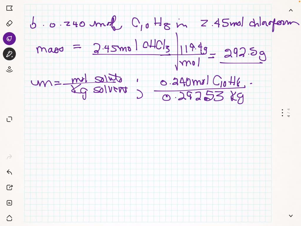 Solved Using Data From Table 134 Calculate The Freezing And Boiling Points Of Each Of The 7543