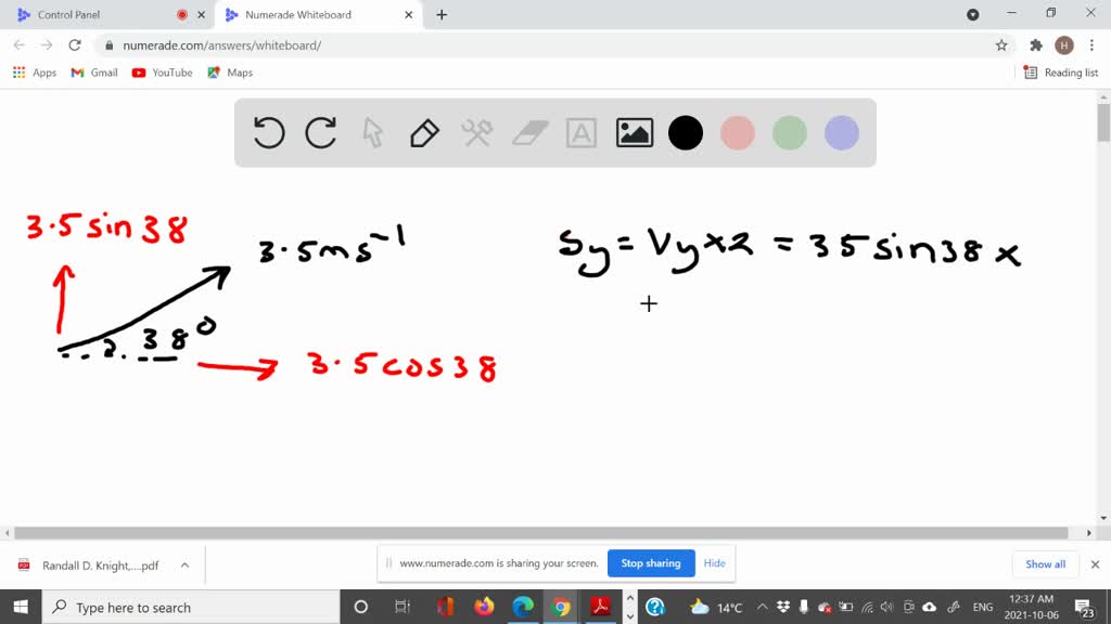 SOLVED:A typical set of stairs is angled at 38^∘ . You climb a set of ...