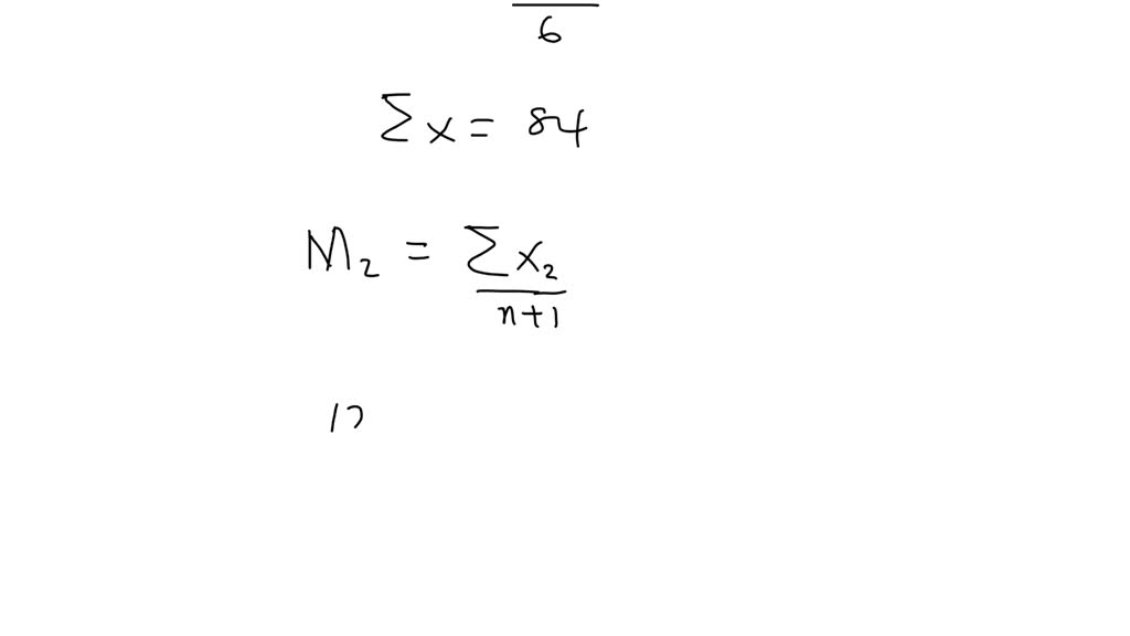 SOLVED:A sample of n=7 scores has a mean of M=16. One score in the sample is changed from X=6 to ...