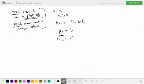 ⏩SOLVED:Suppose an m ×n matrix A has n pivot columns. Explain why… | Numerade