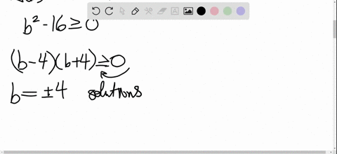 SOLVED: Conjecture In Exercises 85-88 , (a) find the interval(s) for b ...