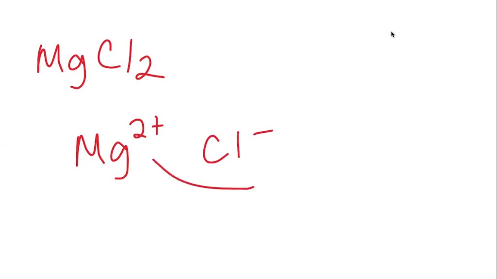 SOLVED What Is Wrong With The Chemical Formula MgCl solved-what-is-wrong-with-the-chemical-formula-mgcl
