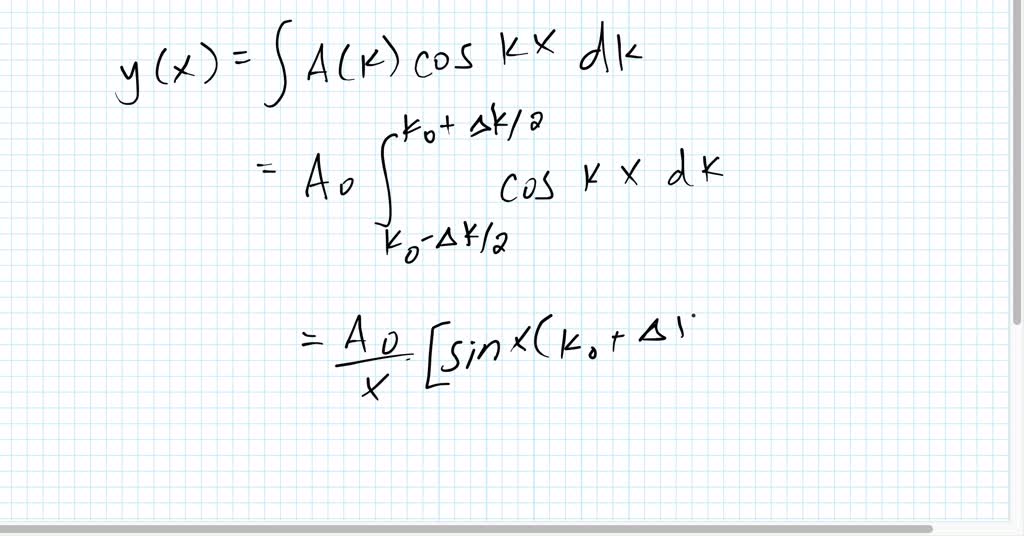 SOLVED Gaussian Wave Packet Calculate Explicitly The Form Of A