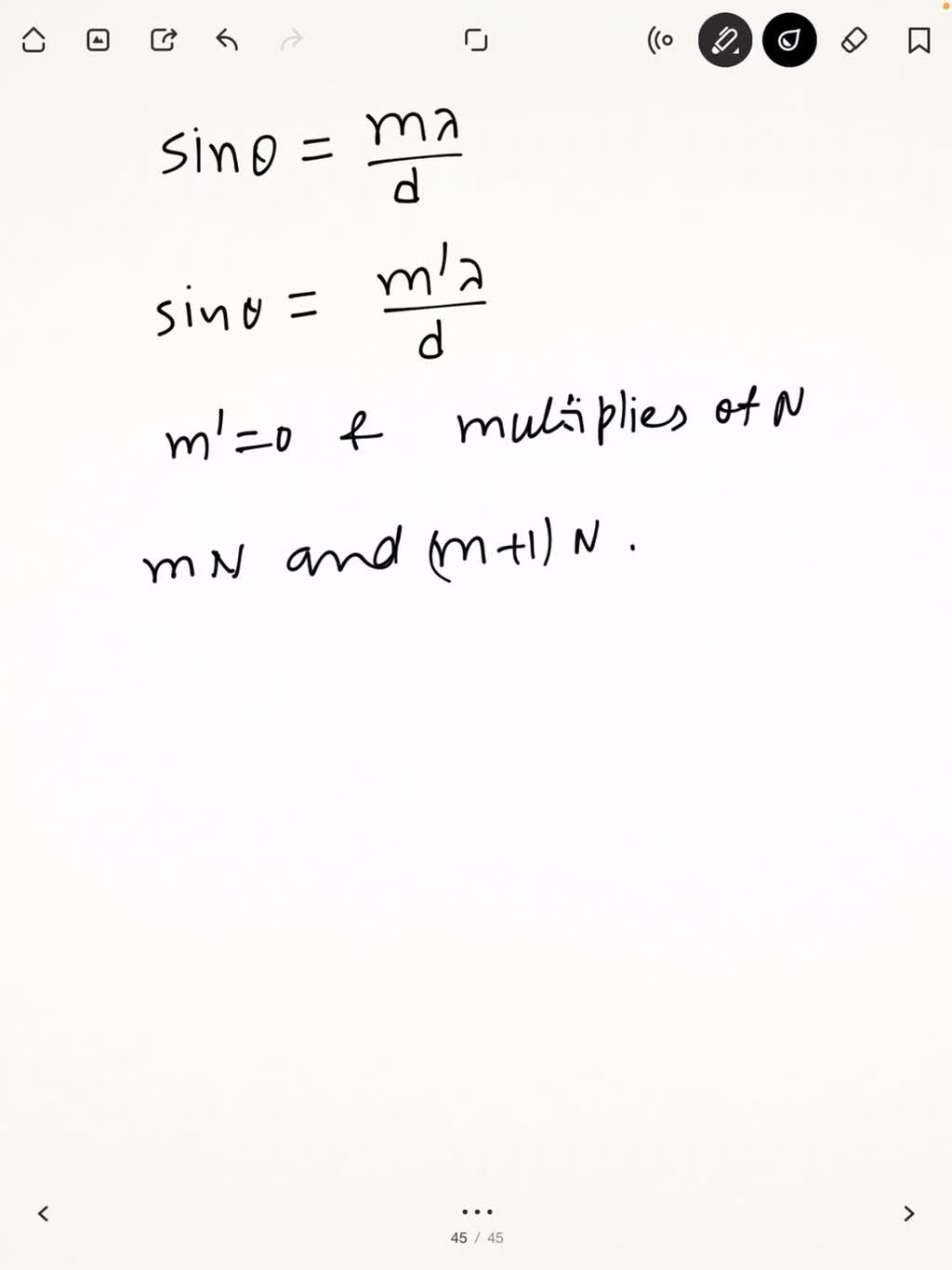 SOLVED:In a five-slit system, how many minima lie between the zeroth ...
