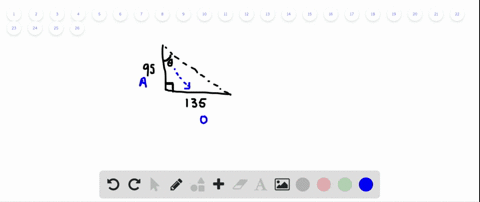 SOLVED:Find the measures of the acute angles of a right triangle, to ...