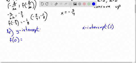 SOLVED:(a) find the vertex and the axis of symmetry of each quadratic ...