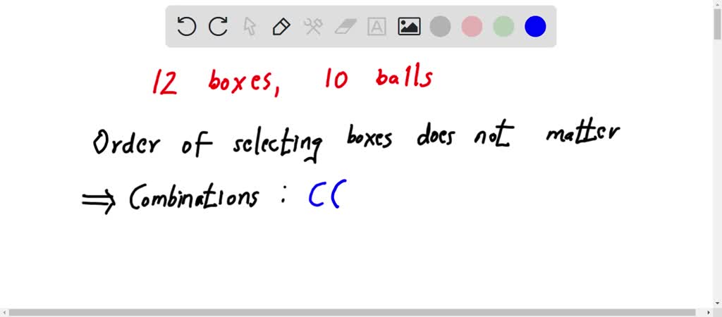 SOLVED: In how many ways can you distribute 12 distinct balls into 5 identical boxes such that ...