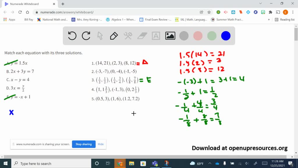 ⏩SOLVED:Match each system of equations with its solution. [The… | Numerade
