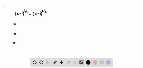 SOLVED:Fractional Exponents Factor the expression completely. Begin by ...