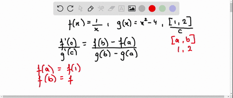 SOLVED:Extended Mean Value Theorem In Exercises 91-94 , apply the Extended Mean Value Theorem to ...