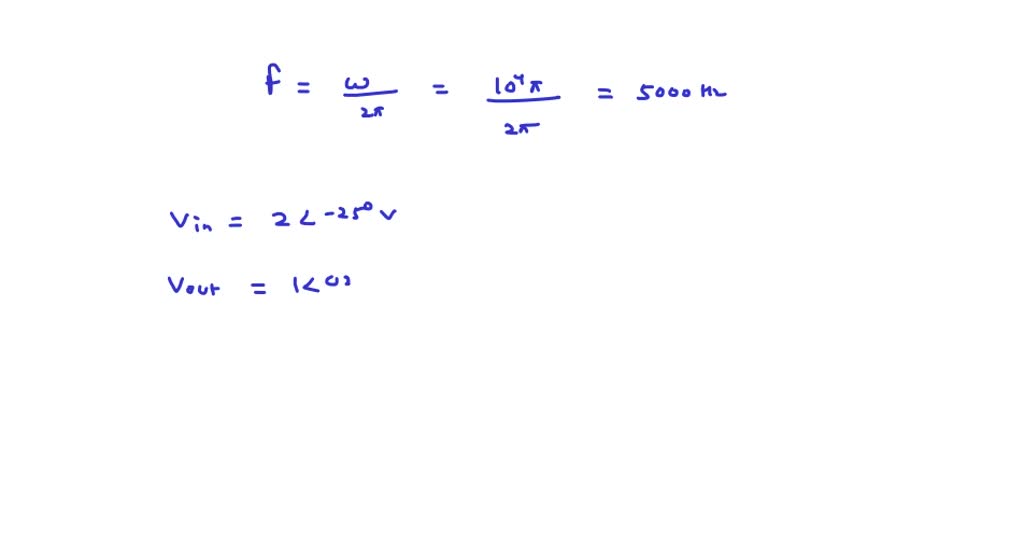 SOLVED:The input signal of a first-order lowpass filter with the ...