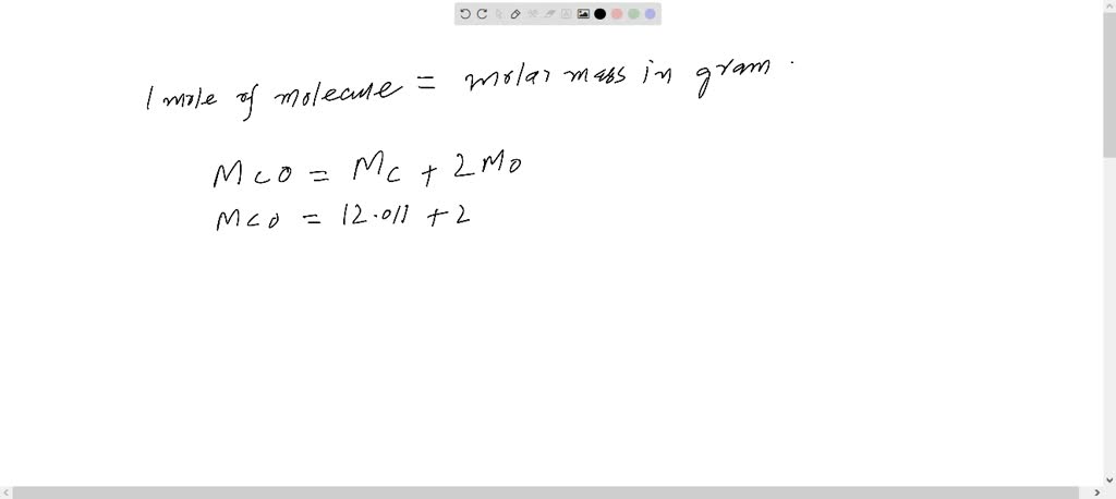 Find the mass of a molecule of carbon dioxide. | Numerade