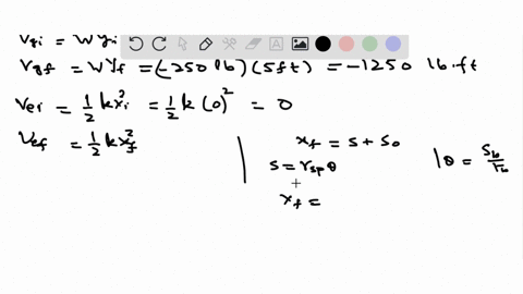 SOLVED:If the 250 -lb block is released from rest when the spring is unstretched, determine the ...