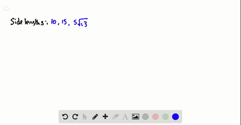 SOLVED:Verify that the segment lengths form a triangle. Is the triangle ...