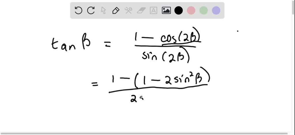 SOLVED:Identity Problems: Prove that the given equation is an identity ...