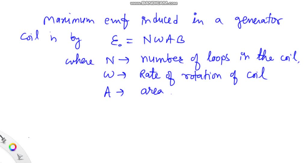 SOLVED:If the number of loops of a generator coil is increased, does the maximum emf produced by ...