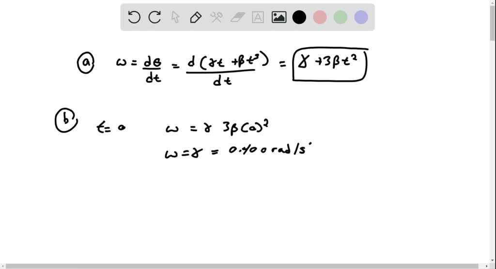 SOLVED:* CALC A child is pushing a merry-go-round. The angle through ...